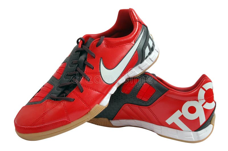 Nike Rojo Se Divierte Los Zapatos Fotografía editorial - Imagen de ...