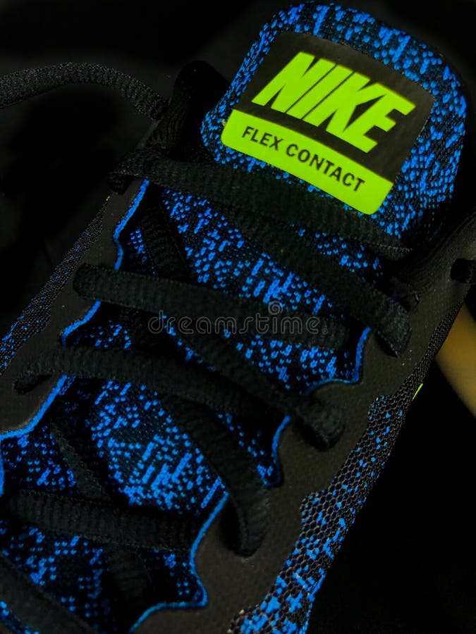 Nike Sneakers on a Black Backdrop Editorial Stock Photo - Image of nike ...