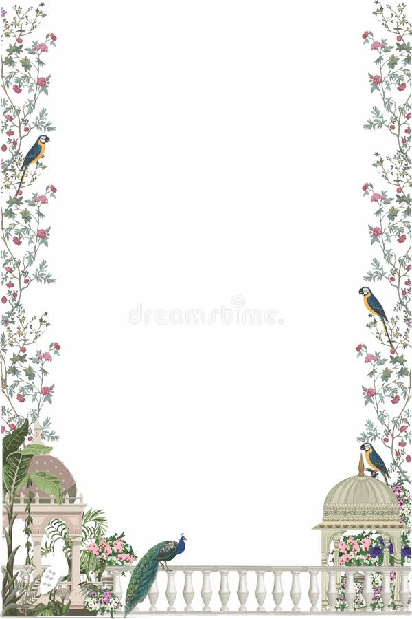 Nikkah Frame and Certificate for Muslims Stock Illustration ...