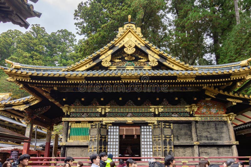 Nikko Toshogu Shrine in Japan Editorial Stock Image - Image of lantern ...