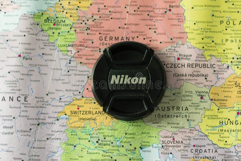 Nikon around Europe editorial stock image. Image of netherlands - 100894084