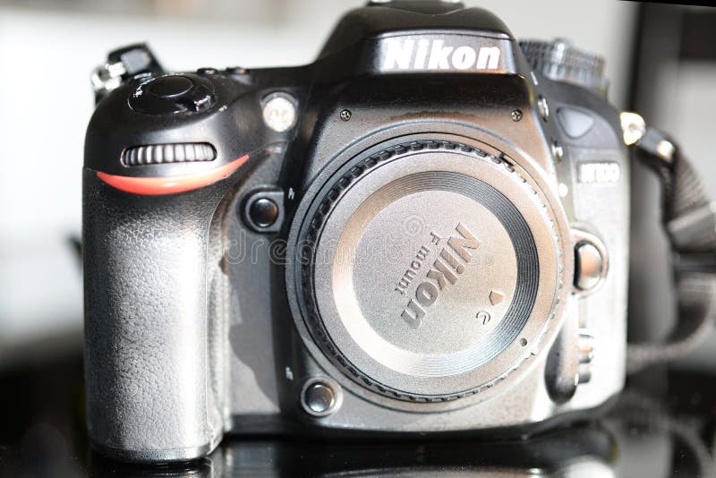 Nikon D7100 Dls Camera in Closeup Editorial Stock Photo - Image of ...