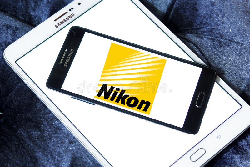 Nikon logo editorial stock photo. Image of capture, hobby - 77058263