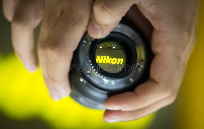 Nikon logo editorial stock photo. Image of camera, brand - 31448663