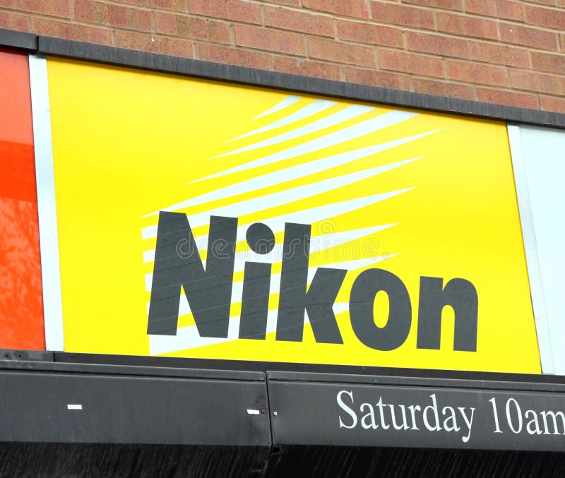 Nikon Sign editorial image. Image of nikon, japanese - 220699890