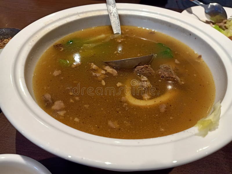 Nilagang Bulalo Bone Marrow Beef Stock Image - Image of bone, beef ...
