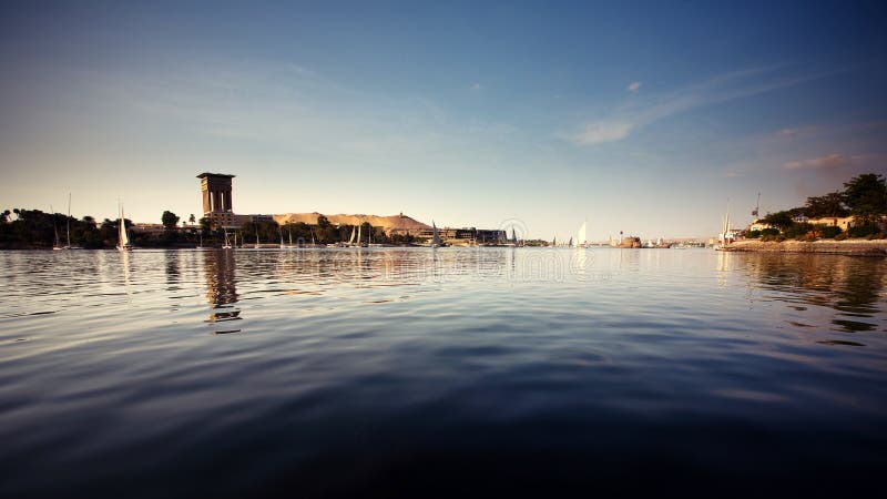 Nile stock photo. Image of landscape, deepblue, blue, color - 7666808