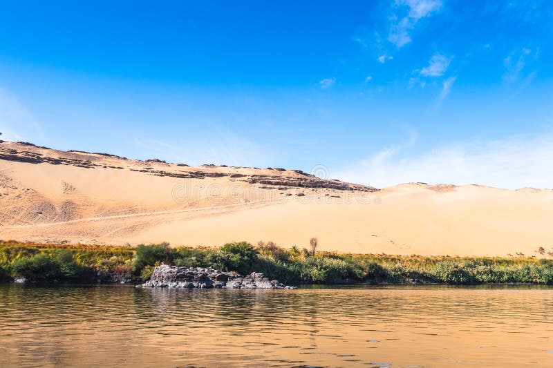 Nile. Egypt stock photo. Image of aswan, bark, navigation - 49825748