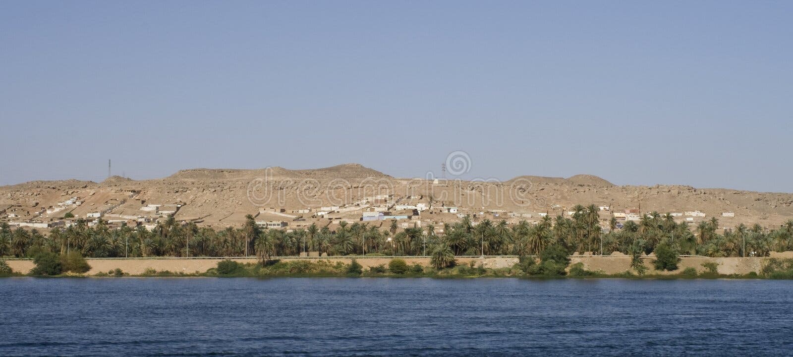 Nile riverside stock photo. Image of panoramic, view, egypt - 8594898