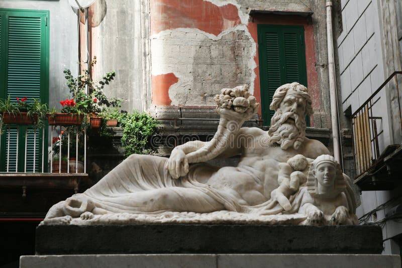 Nile statue stock image. Image of naples, statue, egyptian - 92862325