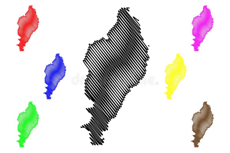 Nimba County Counties of Liberia, Republic of Liberia Map Vector ...