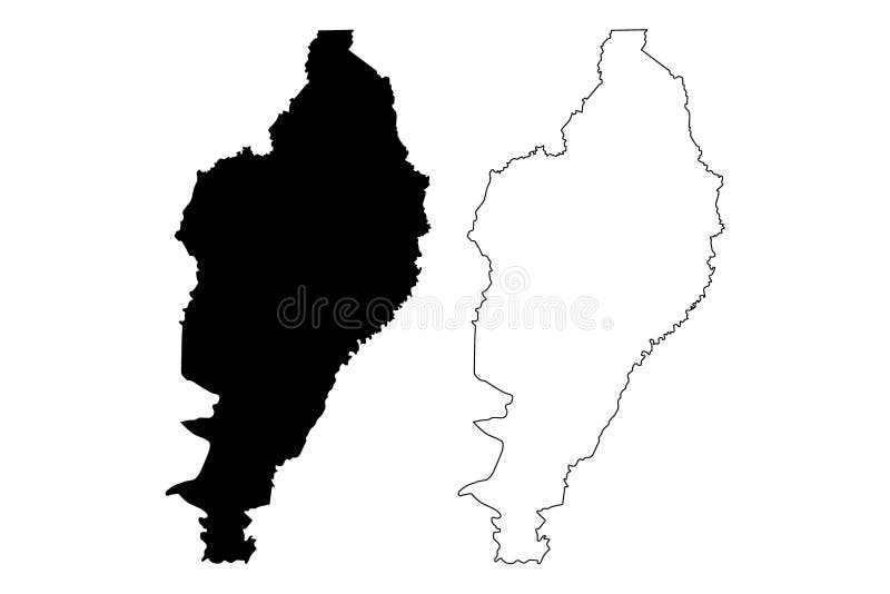 Nimba County Counties of Liberia, Republic of Liberia Map Vetor ...