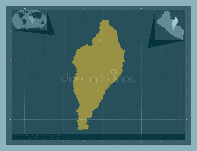 Nimba, Liberia. Solid. Capital Stock Illustration - Illustration of ...