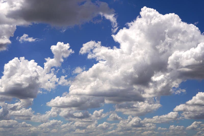 Nimbus Clouds in the Blue Sky Stock Image - Image of dark, landscape ...