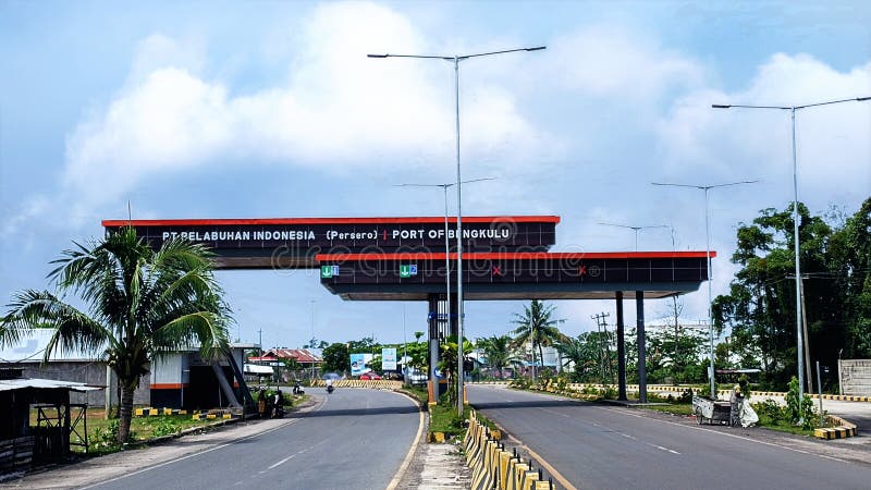 Nimbus Clouds in the Harbor Port of Bengkulu Stock Photo - Image of ...