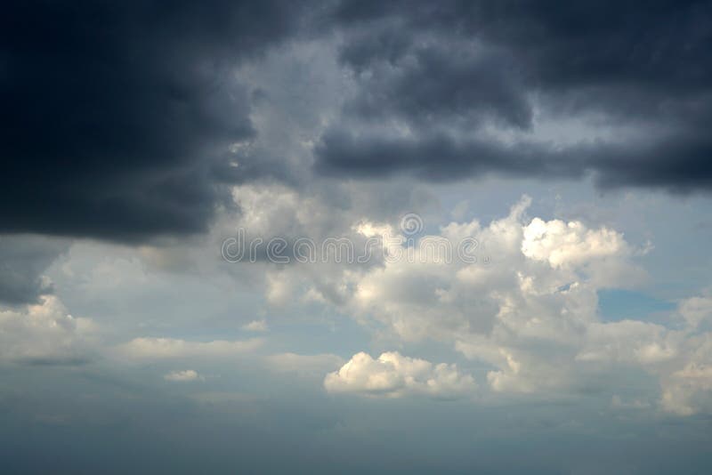 Nimbus clouds in the sky stock photo. Image of light - 263255668