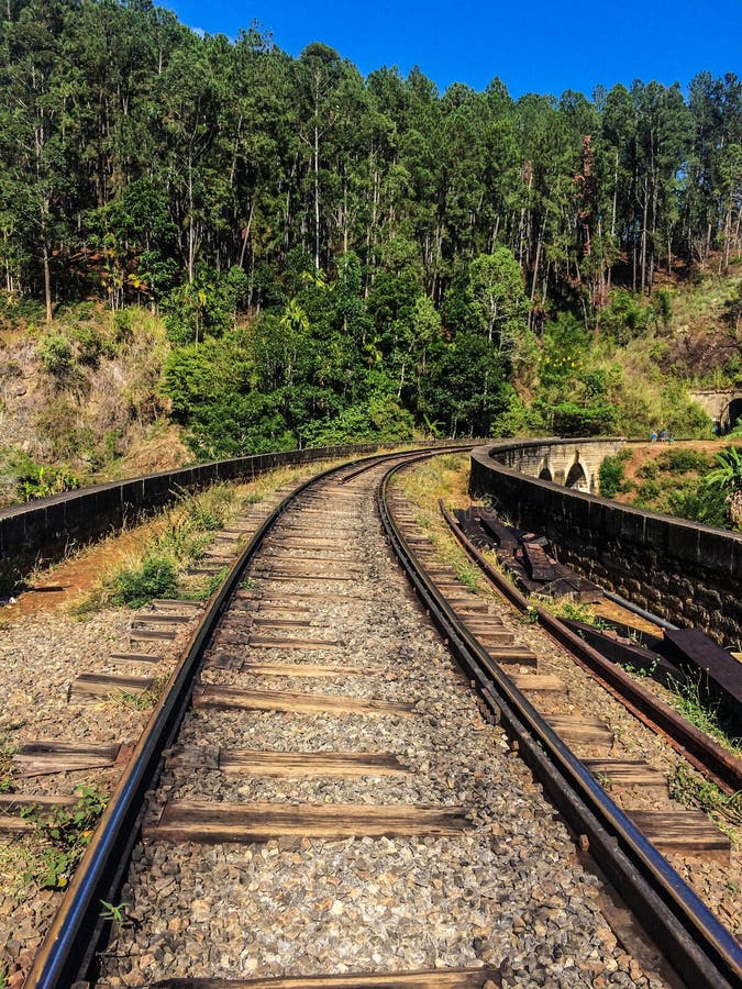 Nine Arch Bridge at Ella, Badulla. Stock Photo - Image of trail, train ...