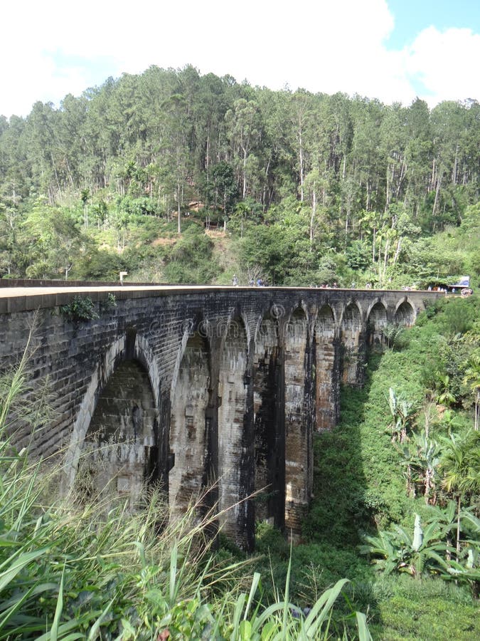 Nine Arch Bridge in Ella Sri Lanka Stock Image - Image of tree, lanka ...