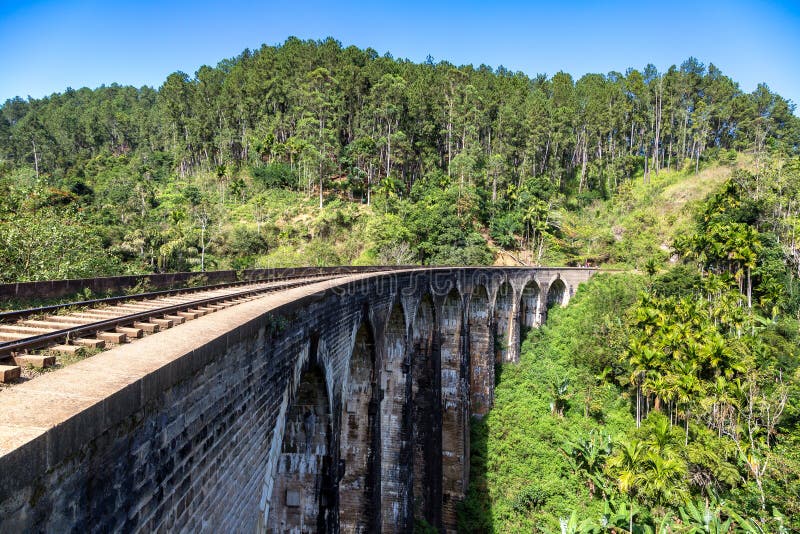 Nine Arch Bridge in Sri Lanka Stock Image - Image of ella, beauty ...