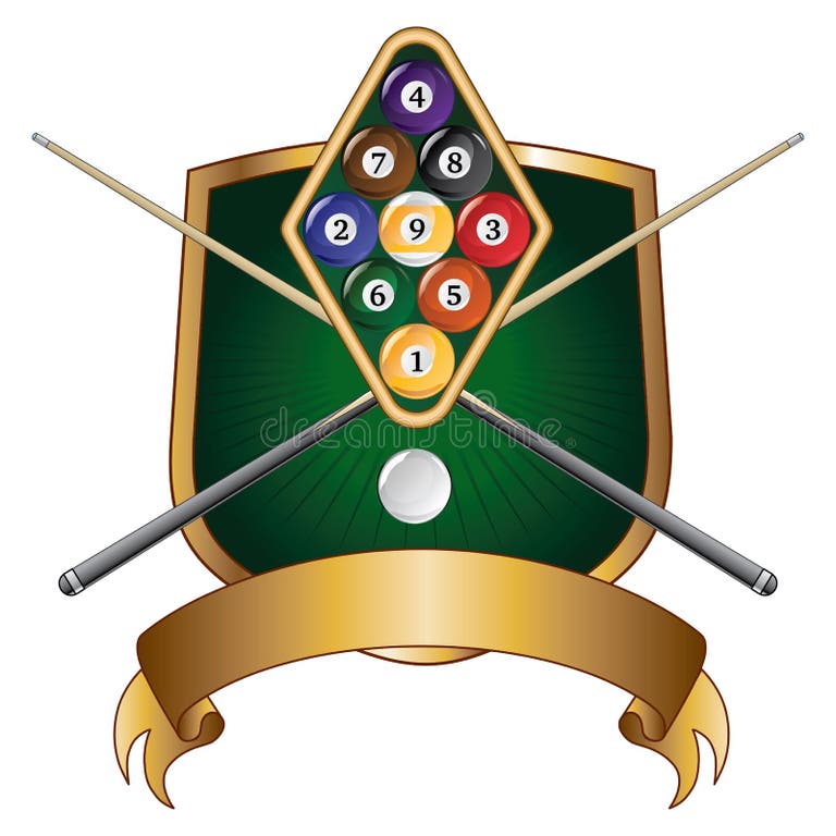 Nine Ball Billiards Stock Illustrations – 322 Nine Ball Billiards Stock ...