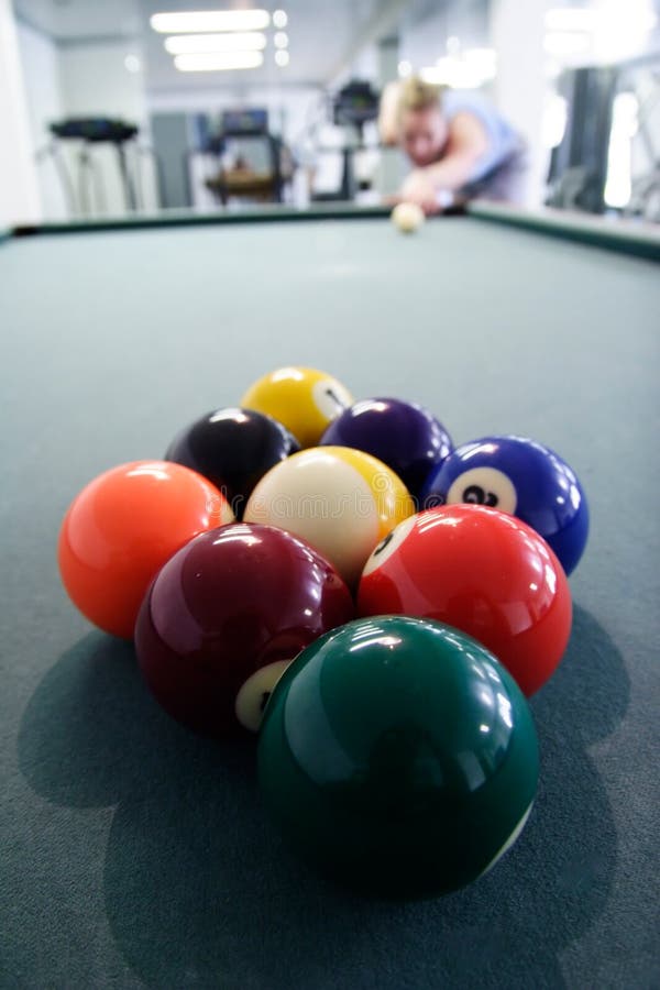 Nine ball rack stock photo. Image of blue, green, pool - 3014632