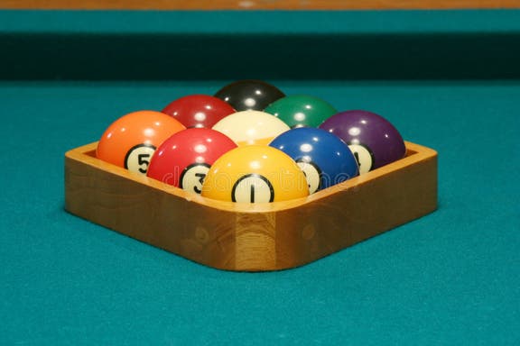 Nine ball rack stock photo. Image of games, recreational - 3014628