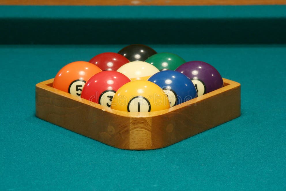 Nine ball rack stock photo. Image of games, recreational - 3014628