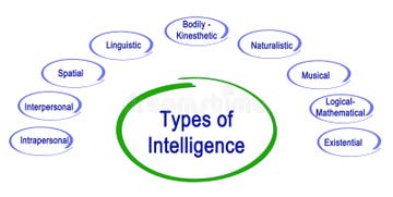 Intelligence Types Diagram Stock Illustrations – 103 Intelligence Types ...