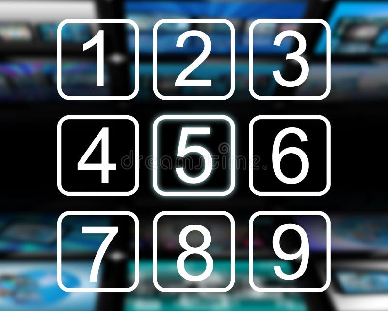 Nine buttons stock illustration. Illustration of choice - 32426611