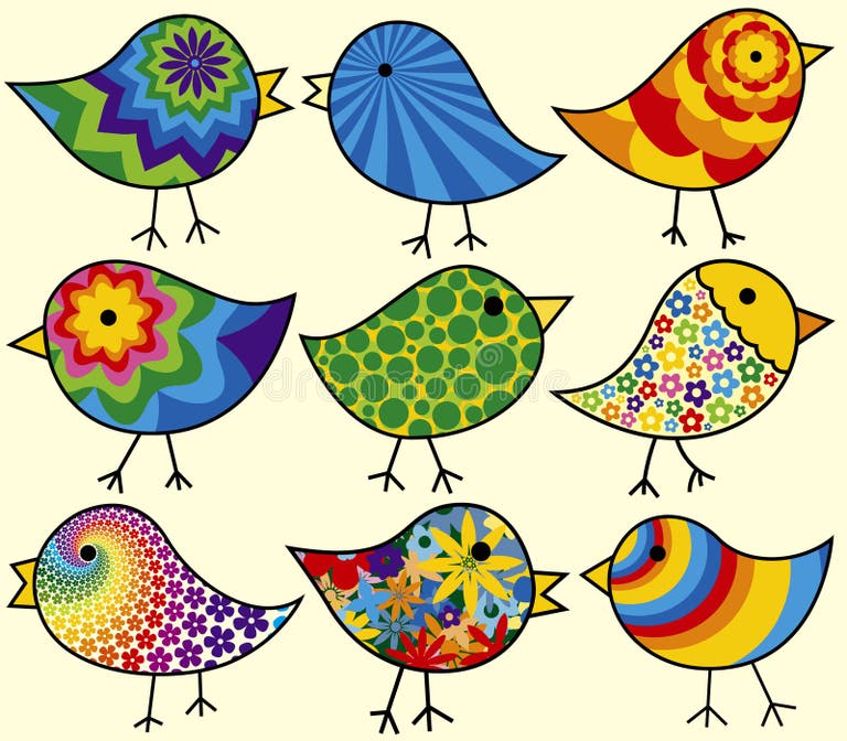 Funky Birds Stock Illustrations – 1,070 Funky Birds Stock Illustrations ...