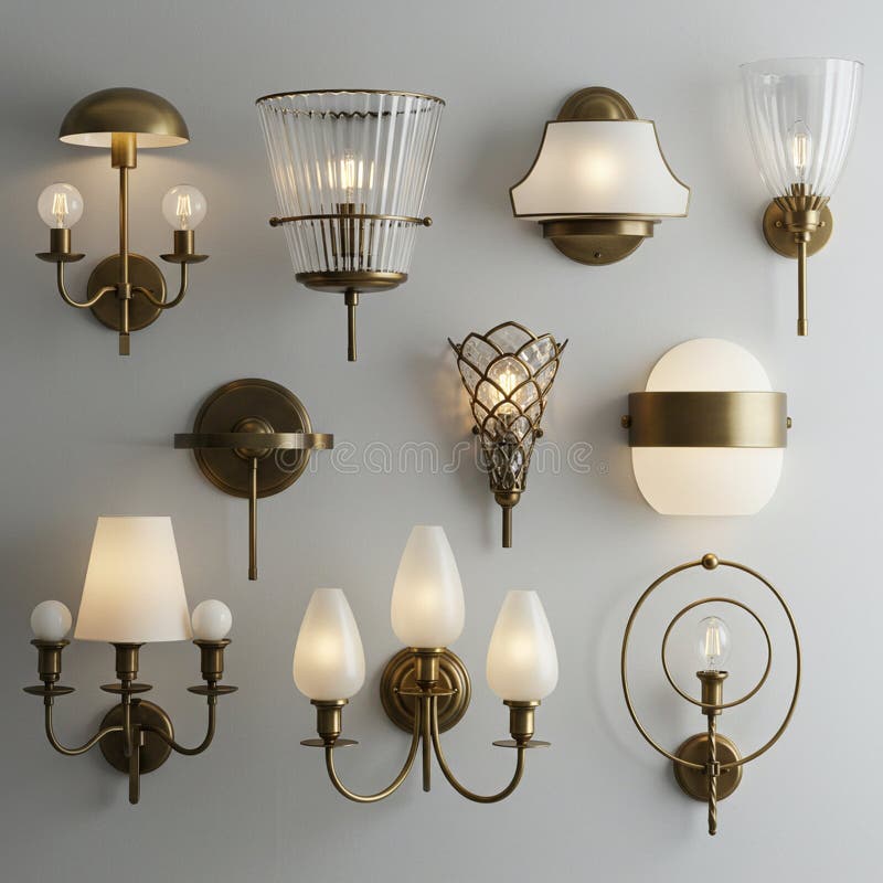 Decorative Metal Sconces Stock Illustrations – 128 Decorative Metal ...