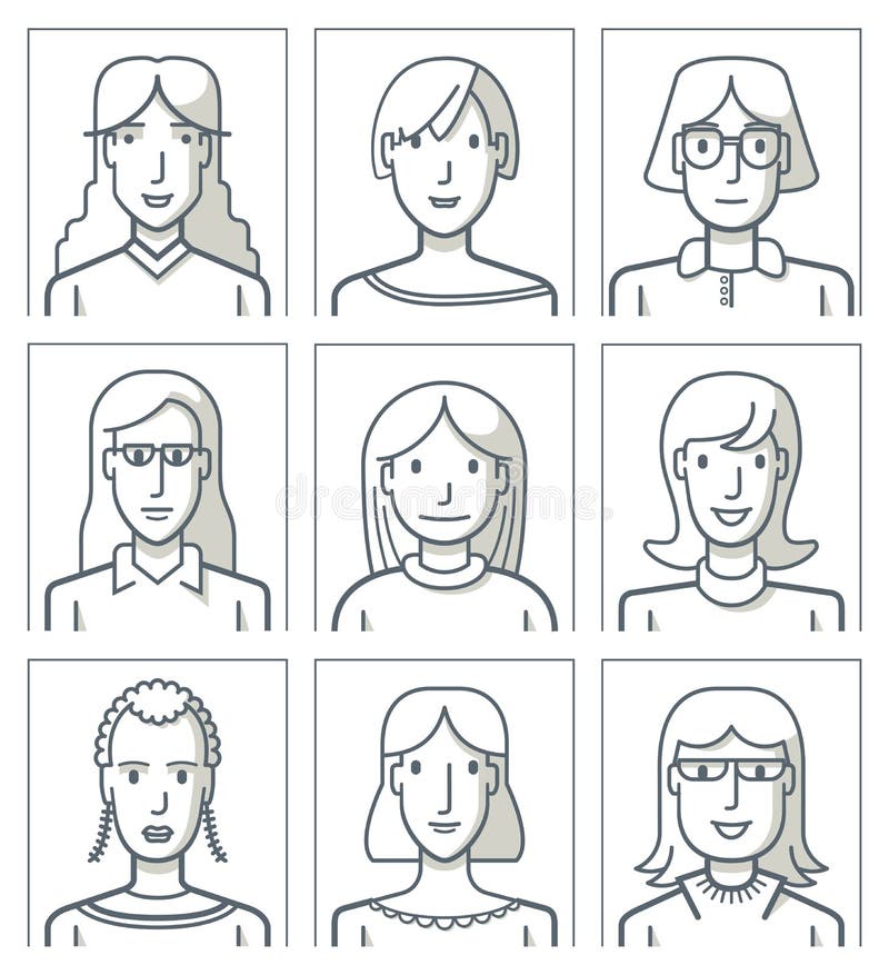 Simple Avatars Stock Illustrations – 3,177 Simple Avatars Stock ...