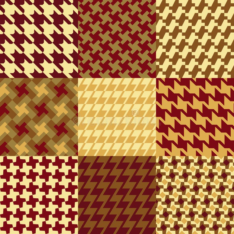 Houndstooth Patterns Stock Illustrations – 1,895 Houndstooth Patterns ...