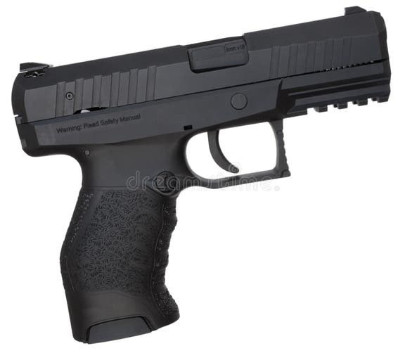 Nine millimeter handgun stock photo. Image of grip, handgun - 36095548