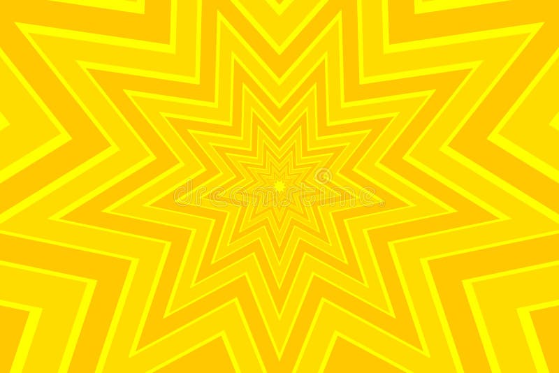 Nine Pointed Star Yellow Abstract Vector Background Stock Vector ...