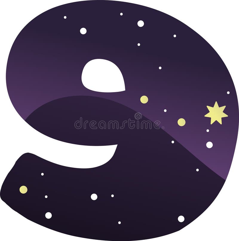 Nine Space Digit stock illustration. Illustration of user - 354436995