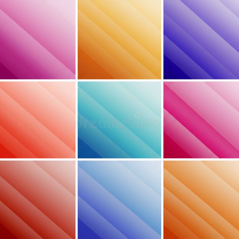 Square Colorful Gradient Backgrounds Stock Illustrations – 8,869 Square ...