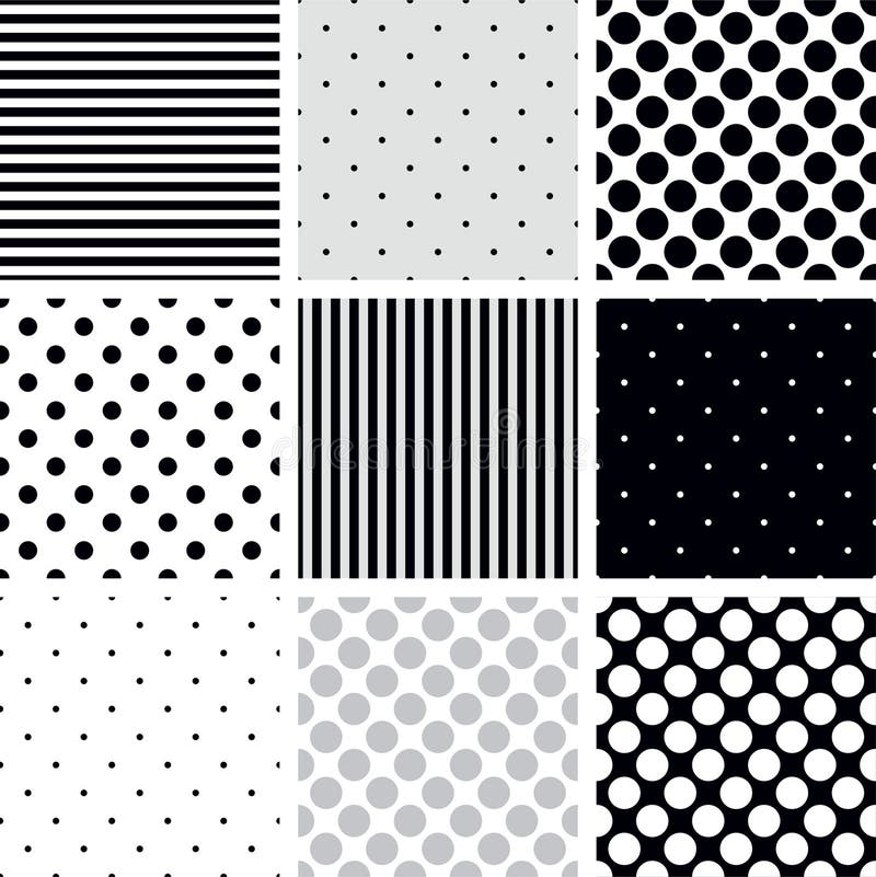 Nine Square Patterns Features Alternating Designs of Horizontal Stripes ...