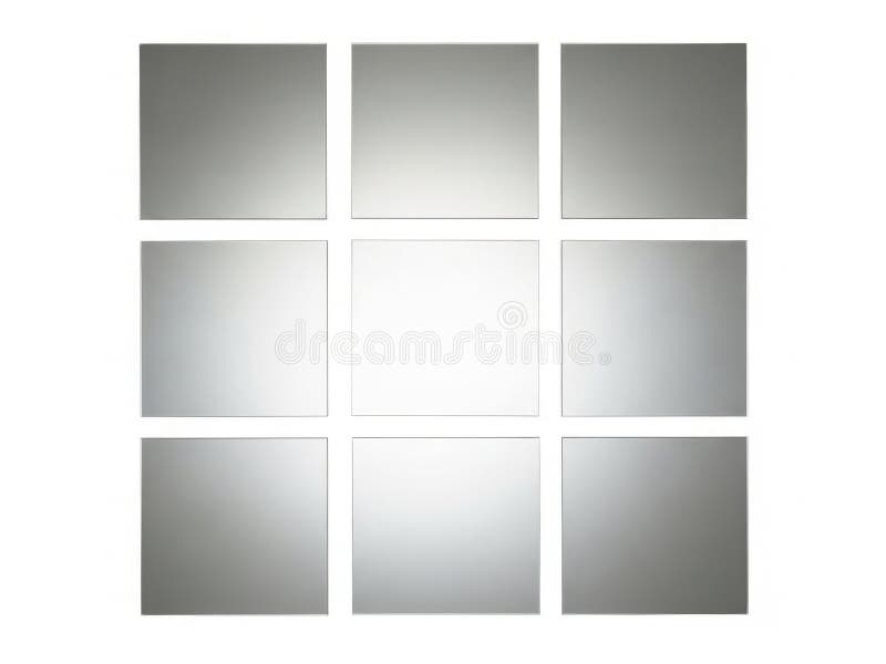 Reflective Square Panels Stock Illustrations – 240 Reflective Square ...
