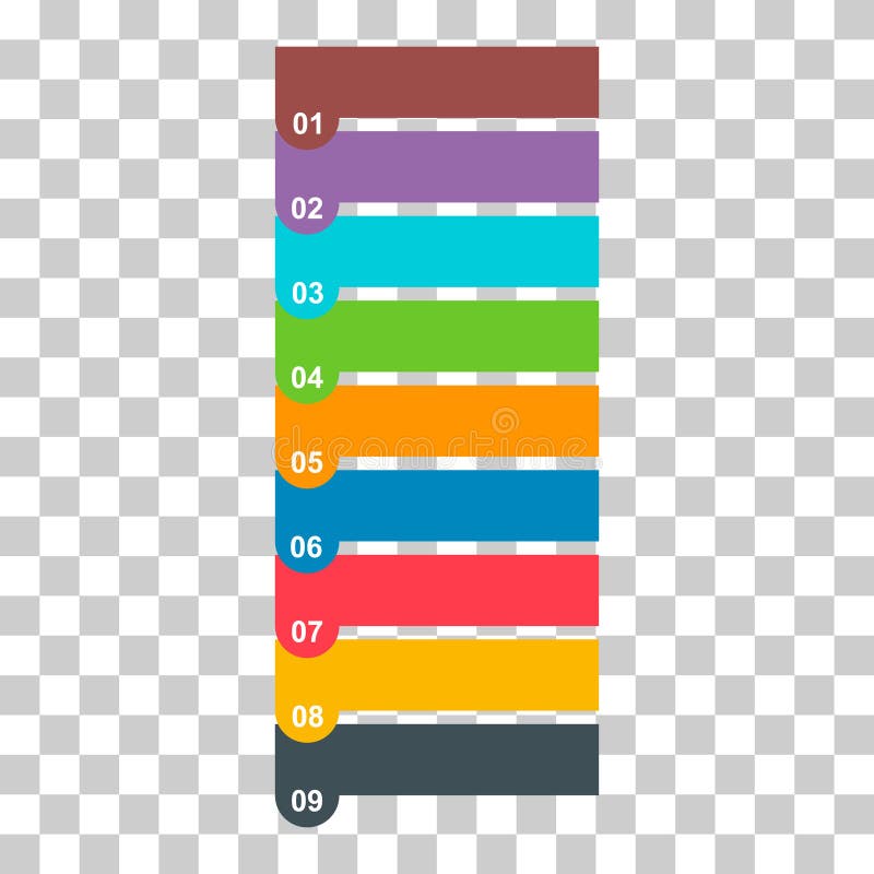 Nine Step Infographic Vertical Diagram, Business Information Design ...