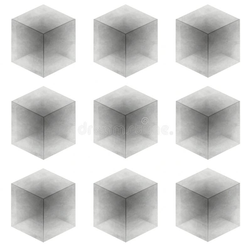 Translucent Gray Cubes Stock Illustrations – 297 Translucent Gray Cubes ...