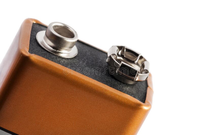 Nine volt battery stock photo. Image of silver, electrical - 105462460