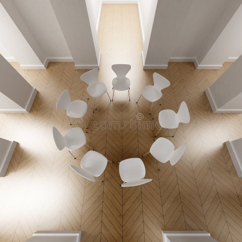 Circle of chairs stock photo. Image of ideas, creativity - 3393182