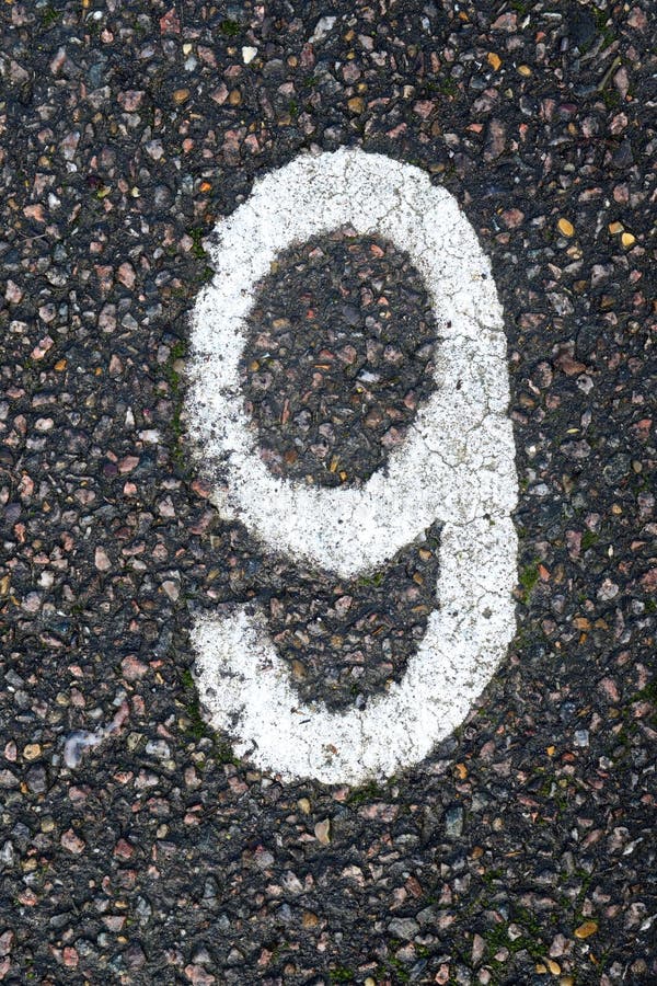 Nine stock photo. Image of single, nine, sign, background - 64866722