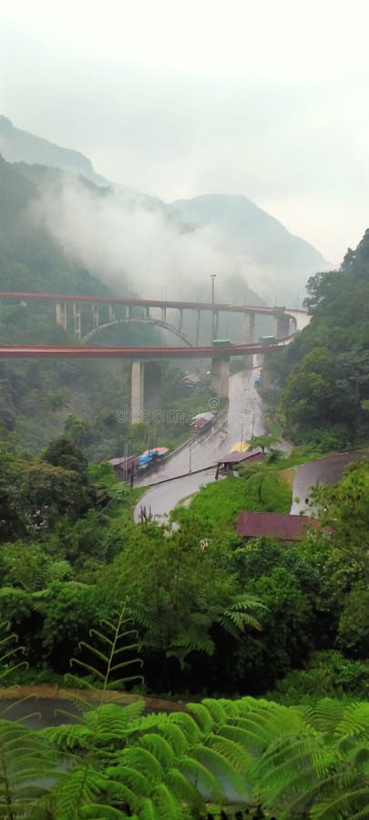 Nine Winding Bridge West Sumatra Stock Photo - Image of bridge, west ...
