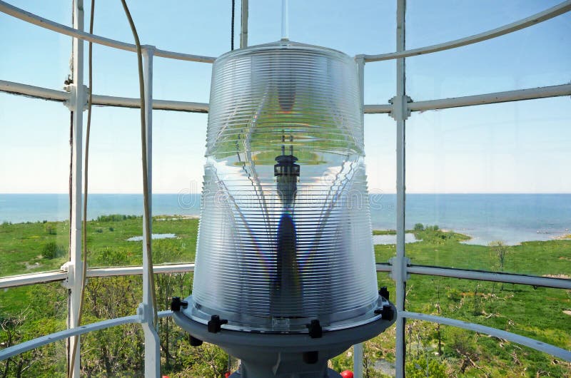 Nineteenth Century Lighthouse Lantern Room Stock Images - Image: 19852854