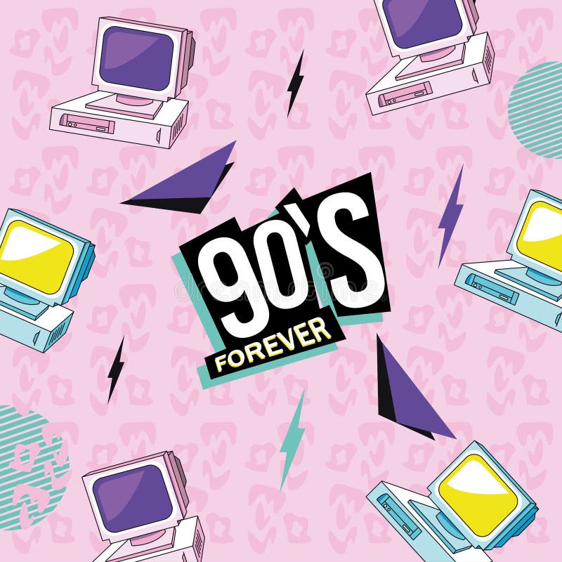 Nineties Nostalgia Stock Illustrations – 562 Nineties Nostalgia Stock ...