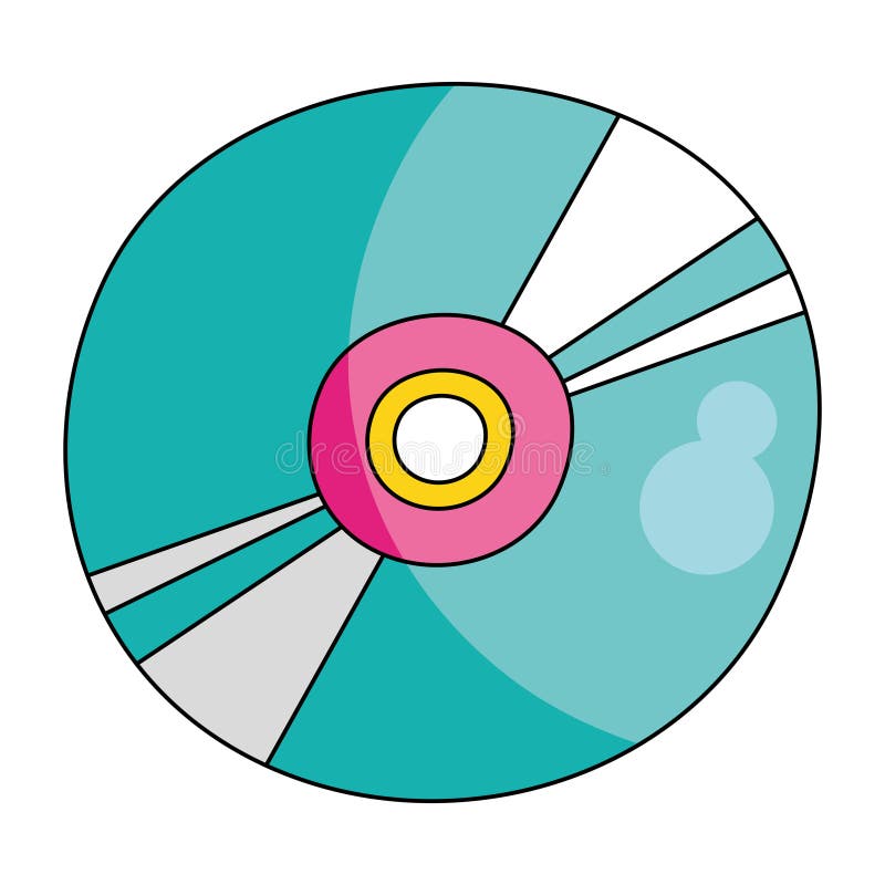 Compact disc design stock vector. Illustration of desig - 31460177