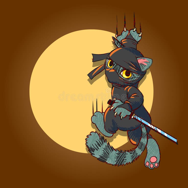 Cat Ninja Stock Illustrations – 795 Cat Ninja Stock Illustrations ...