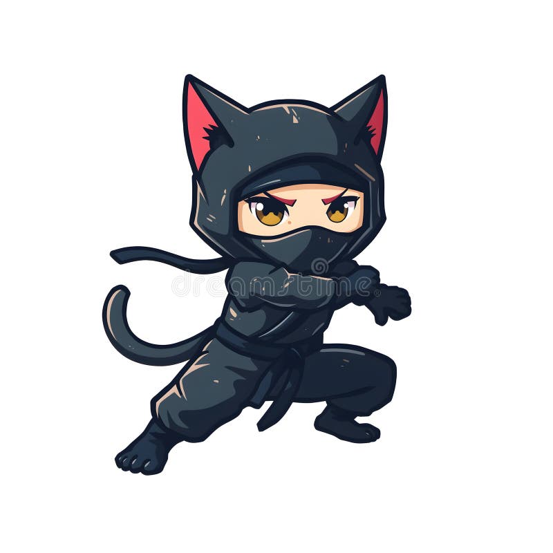 Cartoon Ninja Posing Stock Illustrations – 67 Cartoon Ninja Posing ...